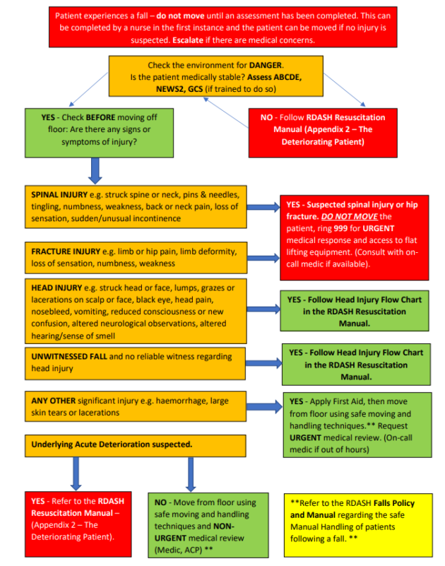 Patient falls manual (prevention and management) – Rotherham Doncaster ...