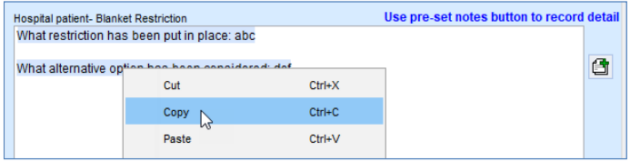 How to enter a blanket restriction into SystmOne – Rotherham Doncaster ...