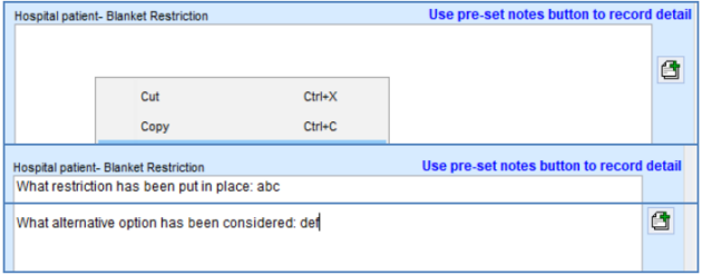 How to enter a blanket restriction into SystmOne – Rotherham Doncaster ...